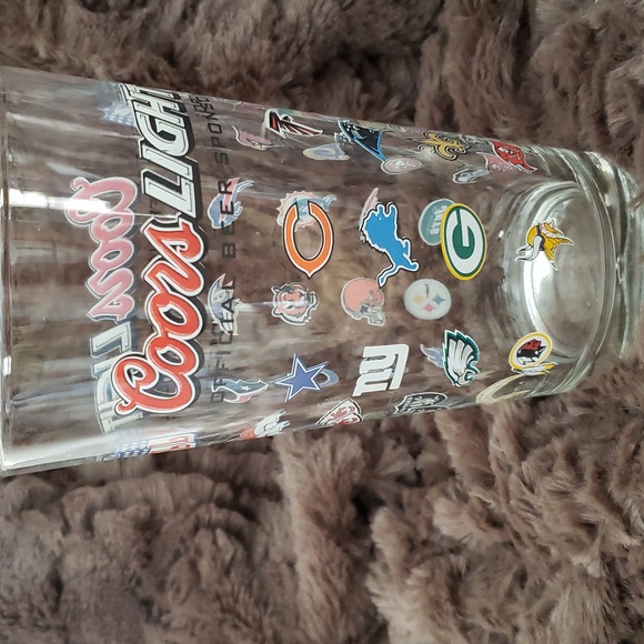 Coors Light | Dining | Coors Light Nfl Beer Glasses 3 | Poshmark
